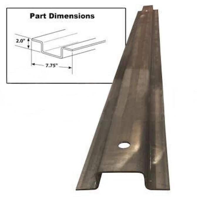 Stoughton Trailers 100-9/16" Steel Trailer Crossmember with 2" Hat ...