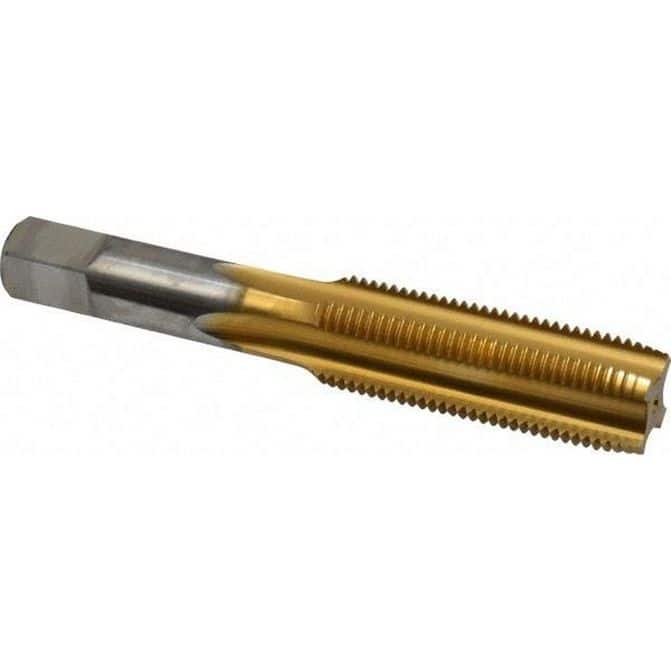 M16x1.50 Plug RH D6 TiN High Speed Steel 4-Flute Straight Flute Hand ...