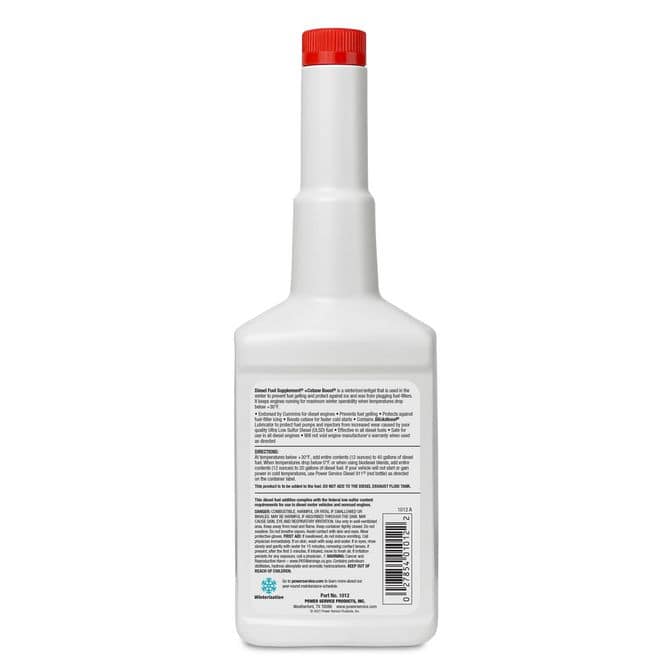 Power Service Diesel Fuel Supplement Antigel +Cetane Boost 12 oz ...