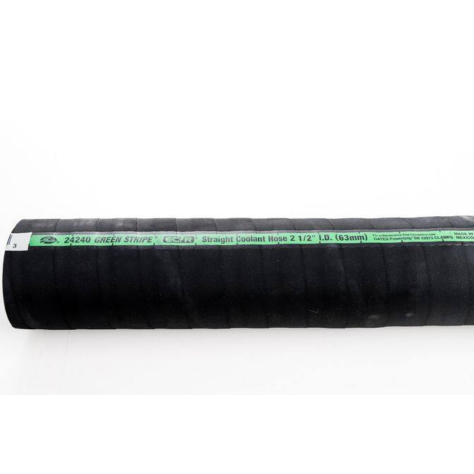 Gates 2-1/2" Green Stripe® 2-Ply Straight Coolant Hose sold in 3 foot ...