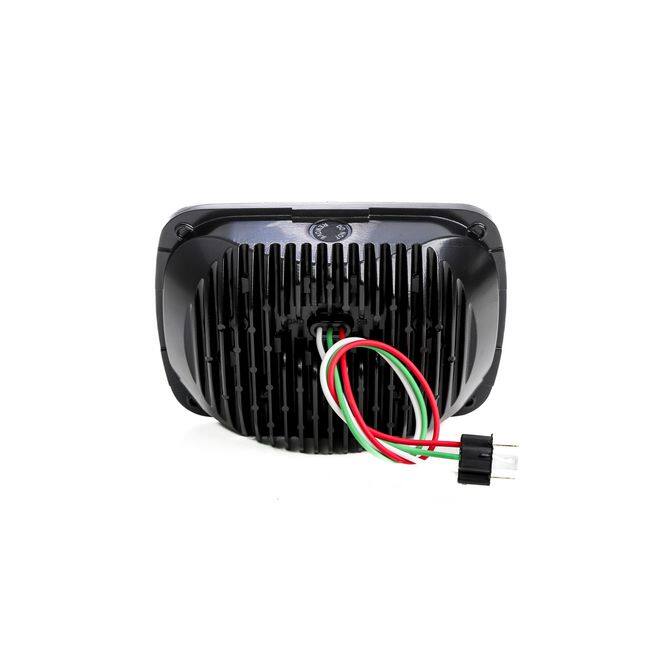 TRUCK-LITE 5" x 7" Rectangular Direct LED Headlight, Clear 37450C ...