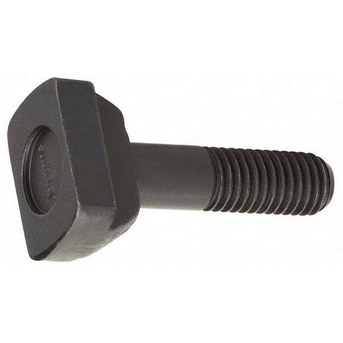 Steel T-Slot Bolt: 3/4-10, 4" Thread Length, 7/8" Slot Width, Uncoat ...