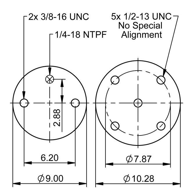 ContiTech Air Spring 64292/1R12-155/8325 AS9096 | FleetPride