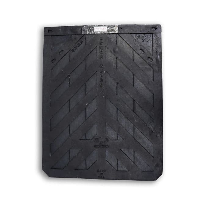 Globetech 24" x 30" Domestic Armor Guard Rubber Chevron Mud Flaps ...