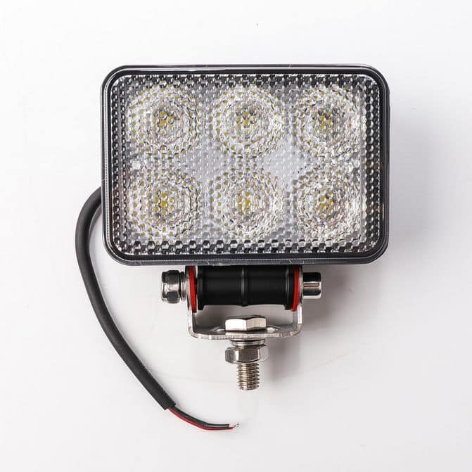 HD Value Rectangular 6-LED Work Lamp - White HDV080334 | FleetPride