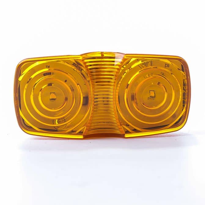 HD Value 4” Double Bullseye 2-LED Marker / Clearance Light - Amber ...
