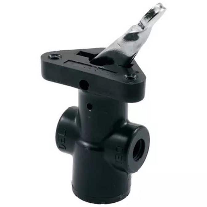 Haldex 1/8" NPT On/Off Non-Automatic Two Position Flipper Valve KN20001 ...