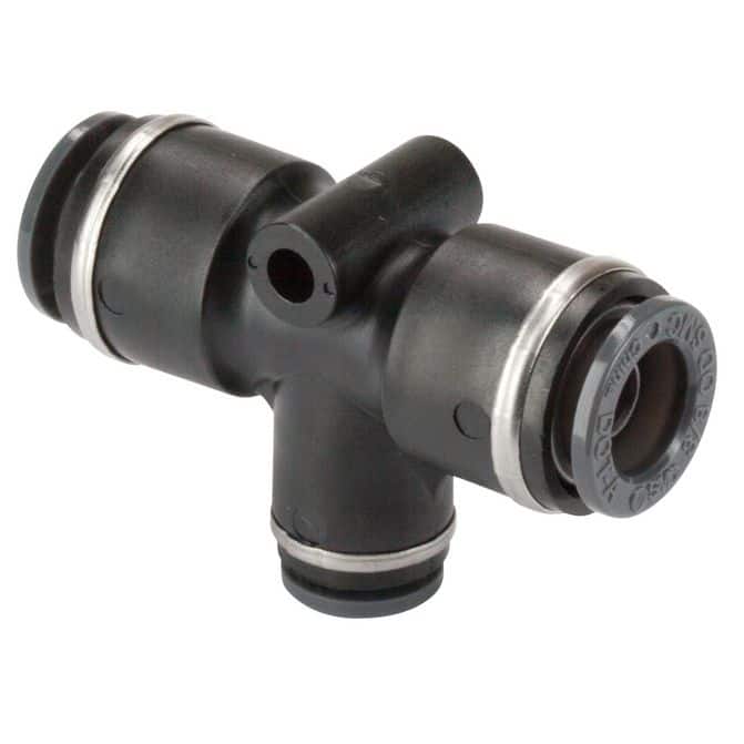 Power Products Union Tee - 3/8" Tube to 3/8" Tube to 1/4" Tube NP64664C ...