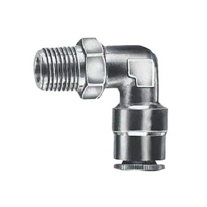 Lincoln Industrial 1/4" Tube x ¹1/8" NPT Male 90° Swivel Fitting Nylon ...
