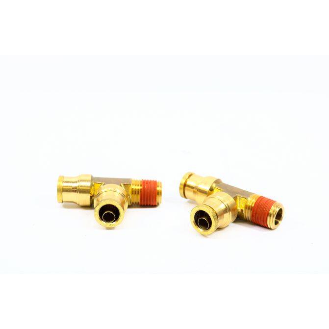 Power Products 3/8" x 1/4" NP71 Brass Male Run Tee NP7164 | FleetPride