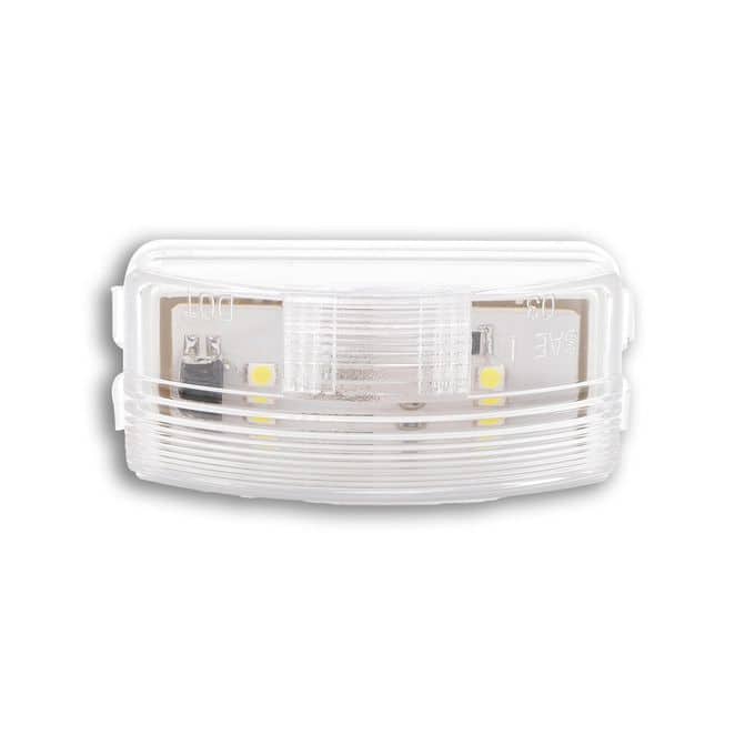OTR 2" Rectangular 2-LED Mini License & Utility Light - Clear PTL1508W ...