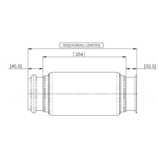OTR-EXHAUST BELLOW FOR INTERNATIONAL M6670640330 OTR6IA009 | FleetPride