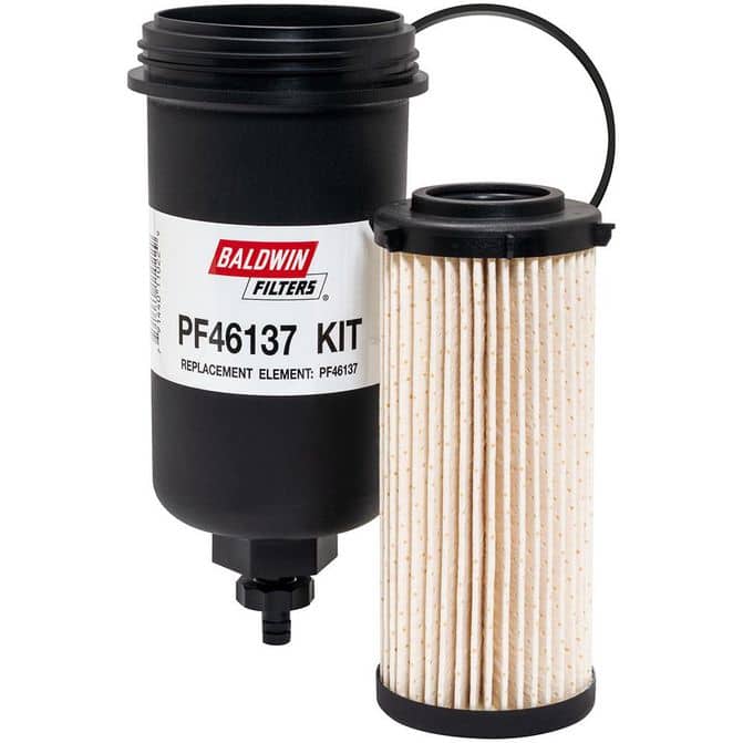 Baldwin Diesel Fuel Filter Element in Plastic Housing for Caterpillar ...