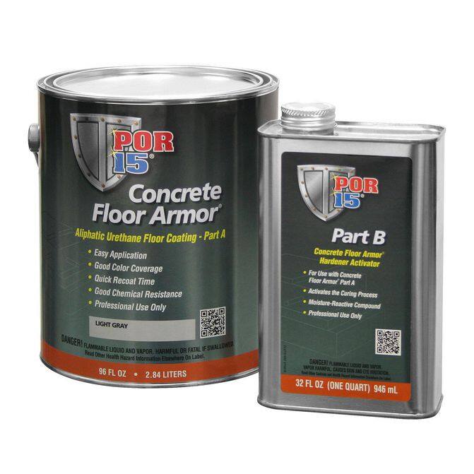 Floor Armor - 1 Gallon (Light Gray) POR47401 | FleetPride