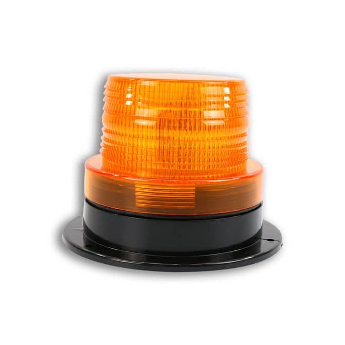 OTR 3-5/8" Permanent Mount Strobe Light - Amber PT5001A | FleetPride