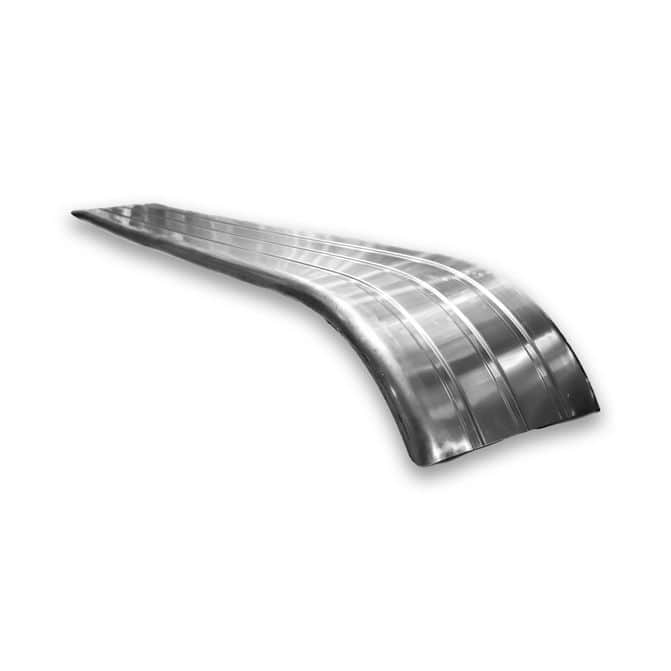 Quality Trailer 25" x 139" Ribbed Aluminum Fender for Full-Tandem Axles ...