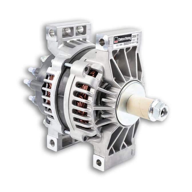 Delco Remy 28SI™ 12V 200A Pad Mount Brush Alternator 8600314 | FleetPride