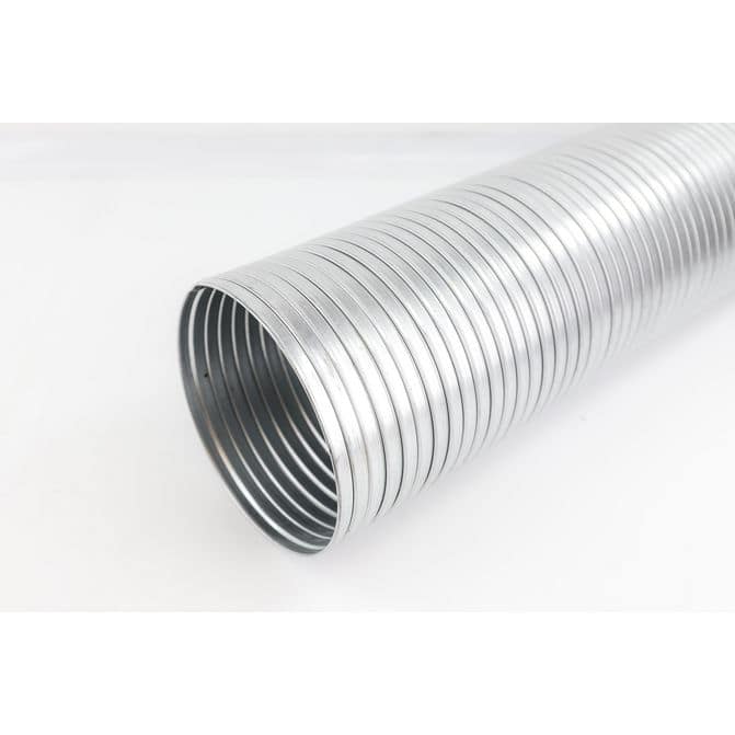 Tru-Flex 5" x 3' medium duty 304 stainless steel exhaust flex pipe ...