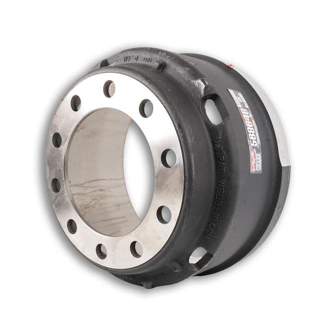 Webb 16.5" x 7" Oil-Grooved Balanced Brake Drum 56864B | FleetPride