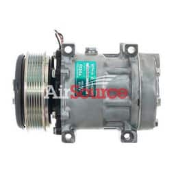 Airsource 12V Serpentine Sanden A/C Compressor with 8-Groove 119mm ...