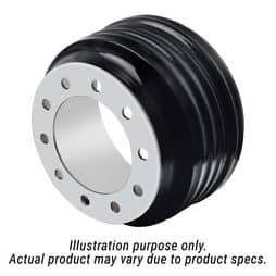 Webb 16.5" x 7" Outboard Mount Brake Drum 66864F | FleetPride