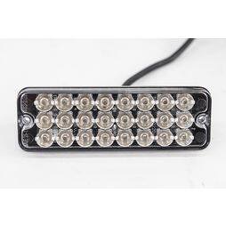 Ecco 6.1" 3811 Series Rectangular 20-LED Strobe Light - Amber 3811A | FleetPride